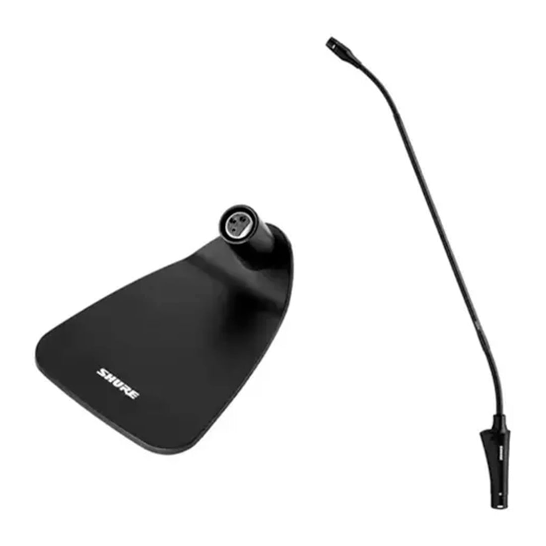 Microfone Condensador Gooseneck com Base CVG18D-BC Shure - Loja Shure